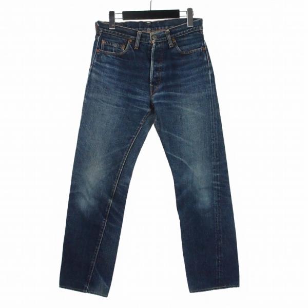 ドゥニーム DENIME ストレートデニム ジーンズ パンツ W30 L31 インディゴ メンズ【ブランド】ドゥニーム DENIME【表記サイズ】W30 L31【実寸サイズ】ウエスト：72cm　もも幅：27cm　裾幅：18cm　股上：26c...