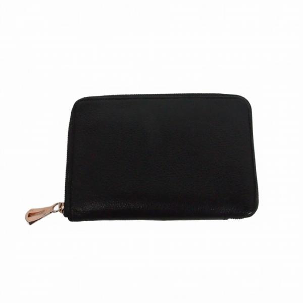 イッチ ITTI CRISTY STUFFING MID WLT クリスティースタッフィングミッドウォレット 財布 黒桟革 ブラック 黒 メンズ【実寸サイズ】ヨコ：15.5cm　タテ：10.5cm　マチ：2cm　　【素材】黒桟革【色】ブラッ...