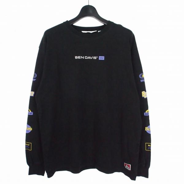 ベンデイビス BEN DAVIS Banners L/S Tee ロングスリーブ ロンT Tシャツ カットソー 長袖 XL ブラック 黒 C-0780039 メンズ【ブランド】ベンデイビス BEN DAVIS【表記サイズ】M【実寸サイズ】肩...