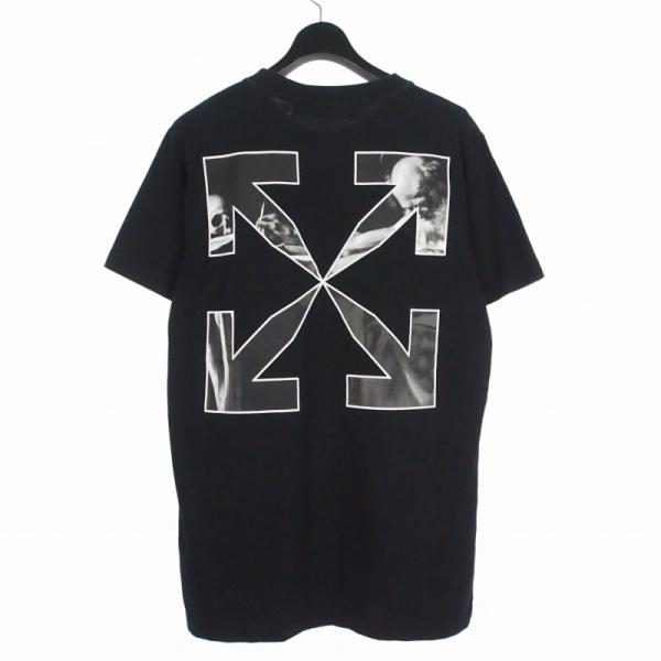 オフホワイト OFF WHITE Caravaggio Arrows T-Shirt バックアローTシャツ カットソー 半袖 M ブラック 黒 OMMA027F21JER013 国内正規 メンズ【ブランド】オフホワイト OFF WHITE【...