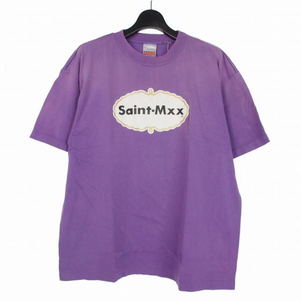 未使用品 セントマイケル SAINTMICHAEL 26SS SAINT MXX_SS T-SHIRT Tシャツ カットソー 半袖 M パープル 紫 SM-MK8-0000-22 メンズ【ブランド】セントマイケル SAINTMICHAEL【...
