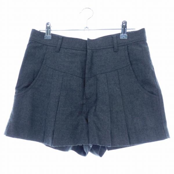 アメリカンラグシー AMERICAN RAG CIE ショーパン パンツ ショート タック ジップフライ ウール 無地 0 グレー ボトムス /T2 レディース【ブランド】アメリカンラグシー AMERICAN RAG CIE【表記サイズ】0...