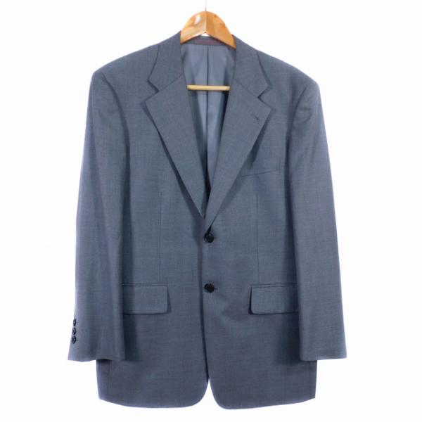 シーバスリーガル CHIVAS REGAL テーラードジャケット シングル 長袖 ウール 無地 25 グレー アウター メンズ【表記サイズ】25(日本サイズM相当)【実寸サイズ】肩幅：46.5cm　身幅：55cm　袖丈：57cm　着丈：71...