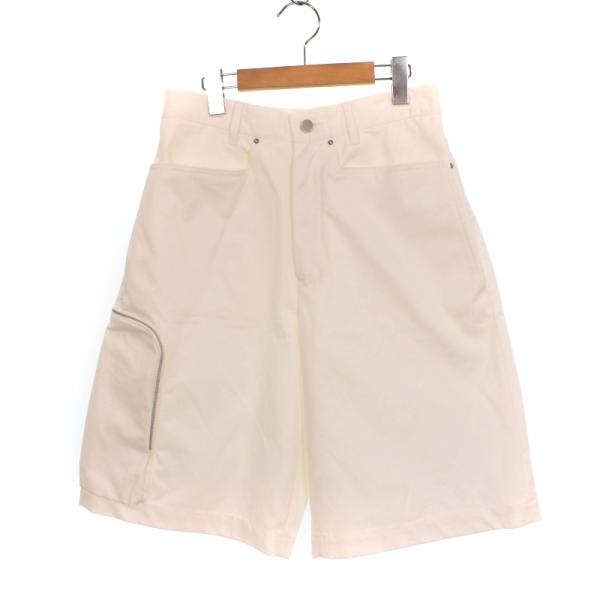 マツフジ MATSUFUJI OCTIA 8 4+4 POCKET SHORT PANTS ショートパンツ ハーフパンツ ショーツ 2 白 ホワイト MTMK-0404 メンズ【表記サイズ】2【実寸サイズ】ウエスト：71cm　もも幅：37c...