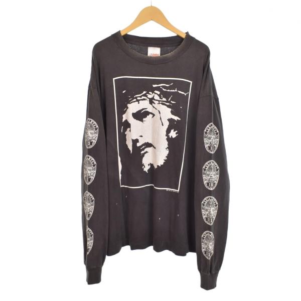 セントマイケル SAINTMICHAEL LOVE SAINT LS TEE Tシャツ カットソー 長袖 ロンT プリント ダメージ加工 L グレー SM-HR8-0000-033 ☆AA★【ブランド】セントマイケル SAINTMICHAE...