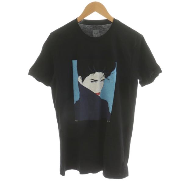 ハフ HUF × パトリック ナゲル Patrick Nagel Tシャツ カットソー 半袖 プリント S 黒 ブラック 青 ブルー /AN29 メンズ【ブランド】ハフ HUF【表記サイズ】S【実寸サイズ】肩幅：約40cm　身幅：約44cm...