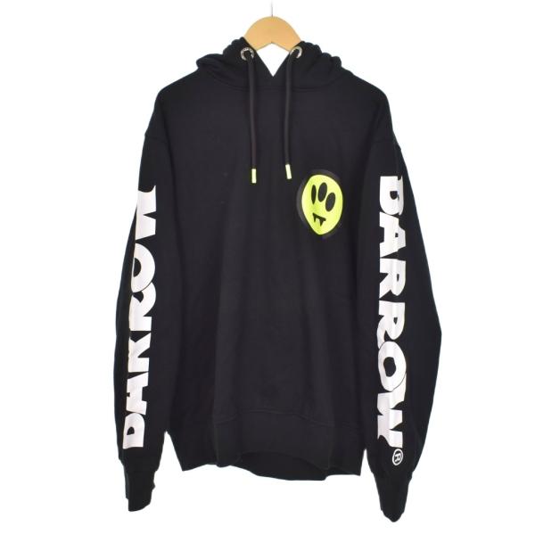バロー BARROW ICONIC HOODIE パーカー フーディー ロゴ プリント S 黒 ブラック メンズ【表記サイズ】S【実寸サイズ】肩幅：47cm　身幅：60cm　着丈：63cm　袖丈：62cm　　【素材】コットン【色】黒 ブラッ...