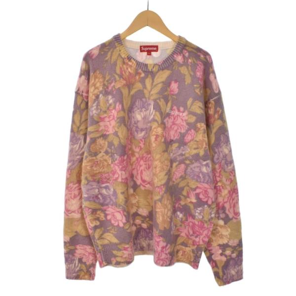 シュプリーム SUPREME 19SS Printed Floral Angora Sweater プリント フローラル アンゴラ ニット セーター 花柄 L ピンク メンズ【ブランド】シュプリーム SUPREME【表記サイズ】L【実寸サイ...