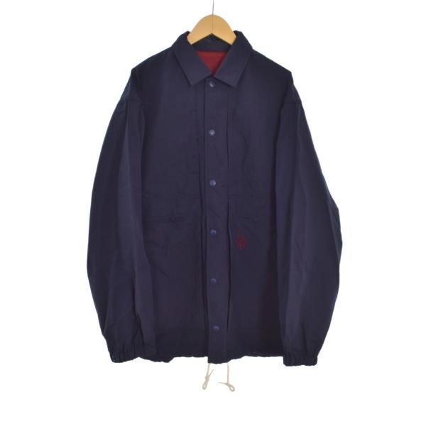 Alwayth for Props Store Coach Jacket Gen.2 別注 オルウェイス フォー プロップスストア コーチジャケット ブルゾン L 紺 ネイビー【表記サイズ】L【実寸サイズ】肩幅：53cm　身幅：65cm　着...
