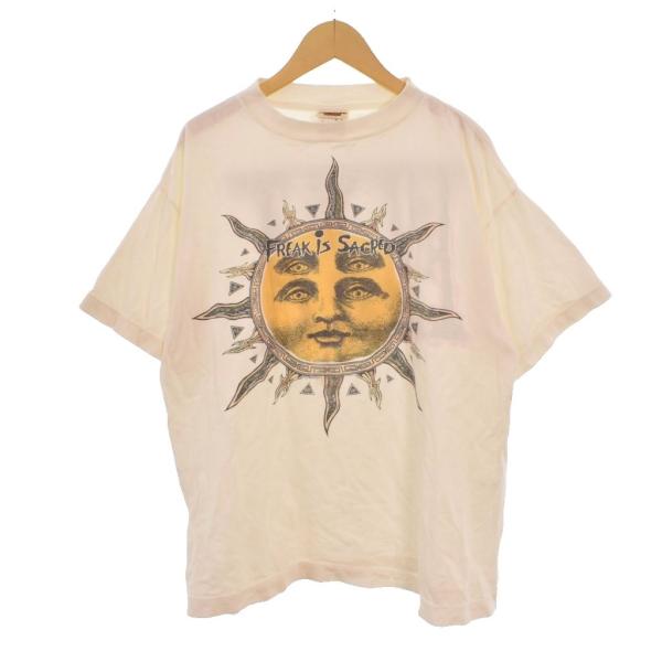 セントマイケル SAINTMICHAEL 24AW FLEA Tシャツ 半袖 プリント S 白 ホワイト SM-YS1-0000-C02 メンズ【ブランド】セントマイケル SAINTMICHAEL【表記サイズ】S【実寸サイズ】肩幅：51.5...