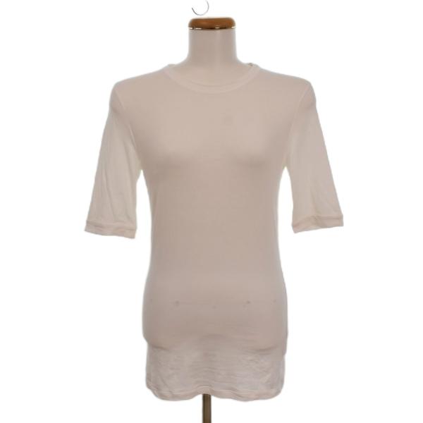 BRUNELLO CUCINELLI Ｔシャツ 半袖 無地 ビジュー ラインストーン クルーネック プルオーバー M ホワイト 16111MOT18B0160 レディース【ブランド】ブルネロクチネリ BRUNELLO CUCINELLI【表...