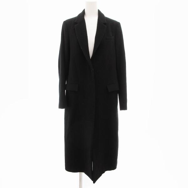 ジャーナルスタンダードレサージュ journal standard L'essage チェスターコート ジャケット ロング丈 メルトン 2 黒 ブラック【ブランド】ジャーナルスタンダードレサージュ journal standard L'es...