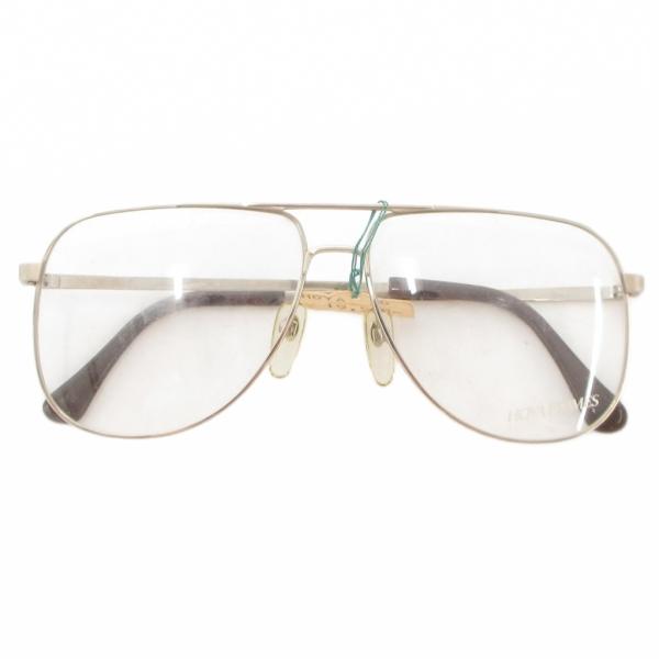 未使用品 ホーヤ HOYA  タグ付き メガネ めがね 度無し フルリム シルバーカラー /AE メンズ【表記サイズ】サイズ表記なし（実寸サイズを参考にご検討ください。）【実寸サイズ】レンズの大きさ：5×6cm　フレーム：13cm　テンプル...