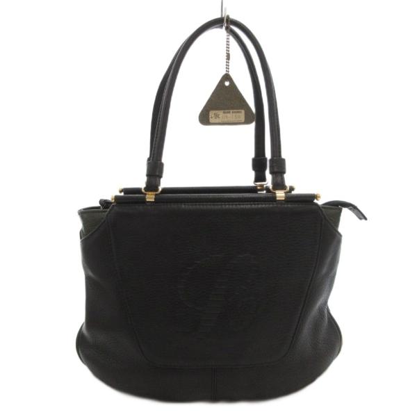 モードカオリ MODE KAORI ハンドバッグ レザー 本革 黒 ブラック /FF ■GY99 レディース【ブランド】モードカオリ MODE KAORI【実寸サイズ】持ち手の長さ：40cm　ヨコ：32cm　タテ：23cm　マチ：2cm　　...