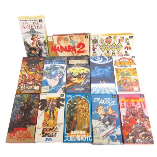 美品 スーパーファミコン SFC スーファミ ゲーム ソフト カセット 13点 セット まとめ ガイア幻想紀 マダラ2 など 動作未確認【表記サイズ】サイズ表記なし（おまとめにより実寸サイズなし）【実寸サイズ】-　【色】マルチカラー【仕様】...