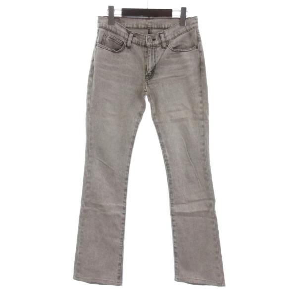 リーバイス Levi's デニム パンツ ジーンズ スリム フレア ブーツカット ジッパーフライ 30 グレー系 ■FF レディース【ブランド】リーバイス Levi's【表記サイズ】30インチ【実寸サイズ】ウエスト：72cm　もも幅：25c...
