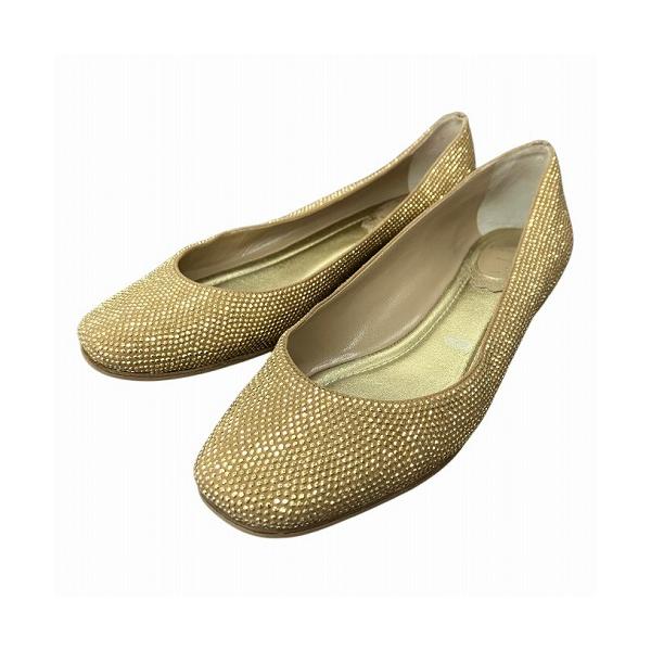 レネカオヴィラ Rene Caovilla パンプス 金色 ゴールドカラー 37 24cm位 レディース【ブランド】レネカオヴィラ Rene Caovilla【表記サイズ】3724cm位※実寸サイズをご確認ください。【実寸サイズ】ヒールの高...