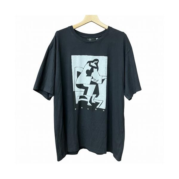 PARRA パラ CONFESSION プリント Tシャツ 半袖 黒 ブラック Free メンズ【表記サイズ】Free※実寸サイズをご確認ください。【実寸サイズ】肩幅：約56cm　身幅：約61cm　着丈：約71cm　袖丈：約26cm　　【素...