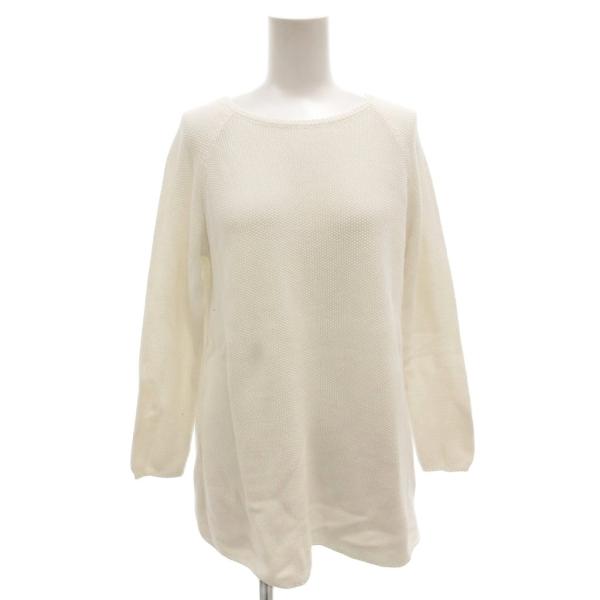 FOSSI フォッシイ ニット セーター 40 白 ホワイト /FF ■GY43 レディース【表記サイズ】40 【実寸サイズ】身幅：44cm　着丈：60cm　ゆき丈：64cm　　【素材】綿【色】白 ホワイト【状態】若干の使用感はございますが...