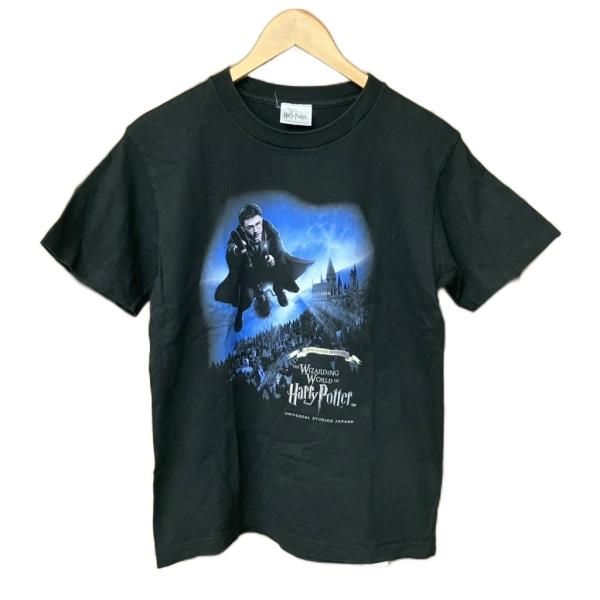 ユニバーサル スタジオ ジャパン UNIVERSAL STUDIOS JAPAN ハリーポッター Tシャツ カットソー 半袖 S ブラック メンズ【表記サイズ】S【実寸サイズ】肩幅：43.5cm　身幅：45.5cm　着丈：63cm　袖丈：1...
