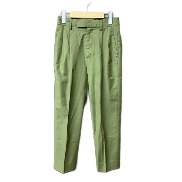 スタニングルアー STUNNING LURE チンツクリーンパンツ テーパードパンツ スラックス 00 カーキ レディース【ブランド】スタニングルアー STUNNING LURE【表記サイズ】00【実寸サイズ】ウエスト：66cm　もも幅：2...