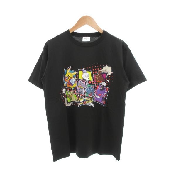ユニバーサル スタジオ UNIVERSAL STUDIOS 2025年 USJ限定 ハロウィン ポケモン 半袖Tシャツ クルーネック M 黒 ブラック /GV【表記サイズ】M【実寸サイズ】肩幅：46cm　身幅：51cm　着丈：67cm　袖丈...