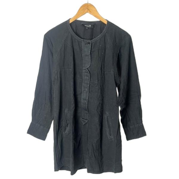 イザベルマラン ISABEL MARANT 長袖 シャツ チュニック ワンピース 1 S 黒 ブラック 09-040-410-1151-1-0 レディース【ブランド】イザベルマラン ISABEL MARANT【表記サイズ】1【実寸サイズ】肩...