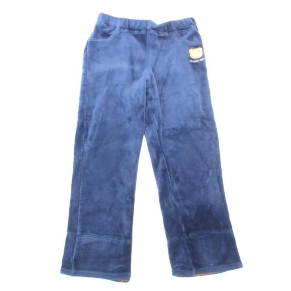 ミキハウス mikihouse フリースパンツ 100 イージー ロゴ 刺繍 紺 ネイビー /AE ■GY14 キッズ【ブランド】ミキハウス mikihouse【表記サイズ】100【実寸サイズ】ウエスト：40-62cm　もも幅：18cm　裾...