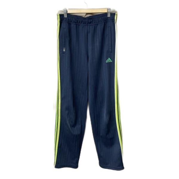 アディダス adidas トラックパンツ ジャージ イージー ロゴ グラデーションサイドライン L ネイビー グリーン ☆AA★【ブランド】アディダス adidas【表記サイズ】L【実寸サイズ】ウエスト：74-86cm　もも幅：31cm　裾...