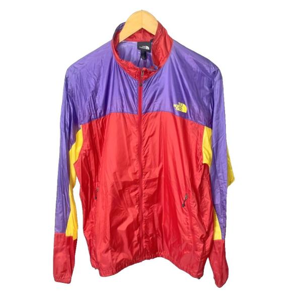ザノースフェイス THE NORTH FACE Triple X Jacke ナイロンジャケット ブルゾン NP11024 L レッド パープル イエロー メンズ【ブランド】ザノースフェイス THE NORTH FACE【表記サイズ】L【実...
