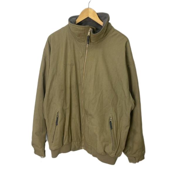 コロンビア Columbia ロマビスタジャケット ブルゾン 裏起毛 ロゴ刺? F4 PM5073 XL カーキ メンズ【ブランド】コロンビア Columbia【表記サイズ】XL【実寸サイズ】肩幅：66cm　身幅：76cm　袖丈：60cm　...