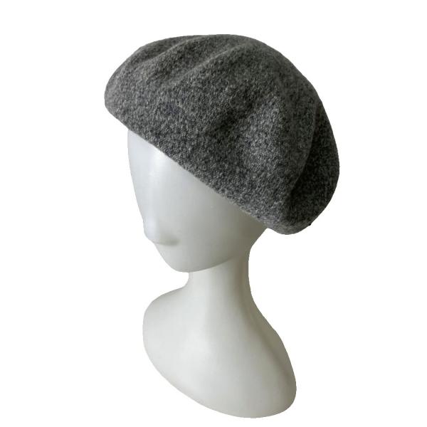 アイシービー iCB ベレー帽  ウール 帽子 グレー 41C37298 【ブランド】アイシービー iCB【実寸サイズ】つば：-cm　頭周り：56cm　　【素材】毛 ナイロン ポリウレタン【色】グレー【状態】使用感が少なく、かなり状態の良い...