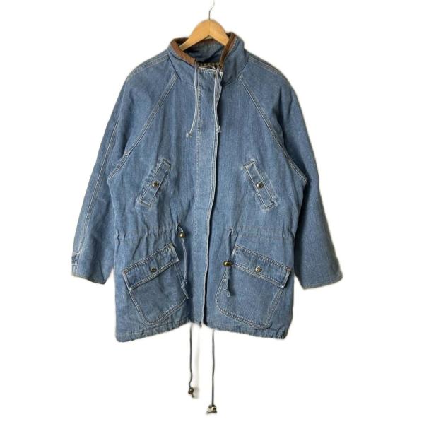 FORENZA デニム ジャケット ブルゾン ラグラン スタンドカラー L インディゴ  メンズ【表記サイズ】L【実寸サイズ】身幅：60cm　着丈：83cm　ゆき丈：83cm　　【素材】コットン【色】インディゴ【状態】・多少の汚れあり　・パ...
