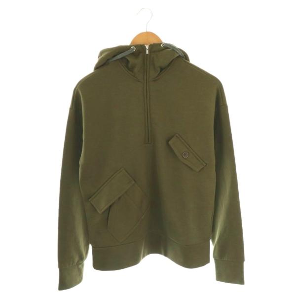 イレブンティ eleventy 裏毛プルオーバーパーカー ハーフジップ S カーキ /DF ■OS ■SH メンズ【ブランド】イレブンティ eleventy【表記サイズ】S【実寸サイズ】肩幅：51.5cm　身幅：47cm　着丈：62.5cm...