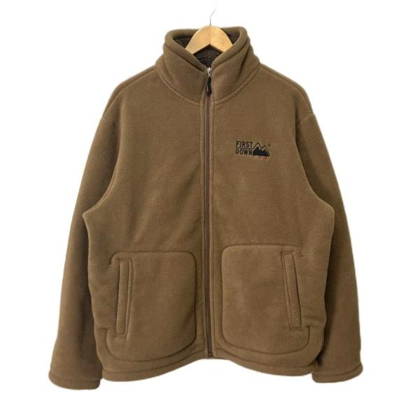 ファーストダウン FIRST DOWN フリースジャケット ブルゾン ジャケット ジップアップ LL ブラウン メンズ【ブランド】ファーストダウン FIRST DOWN【表記サイズ】LL【実寸サイズ】肩幅：53cm　身幅：63cm　袖丈：6...
