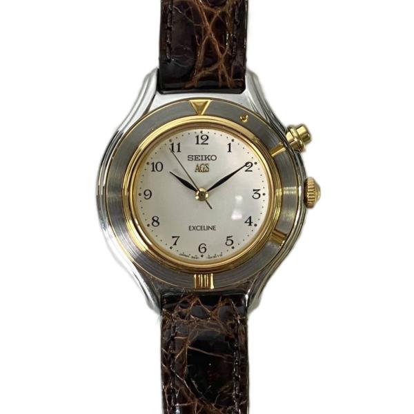 セイコー SEIKO DOLCE EXCELINE アナログ 自動巻き 腕時計  レディース【ブランド】セイコー SEIKO【実寸サイズ】バンド幅：1..2cm　腕周り：20cm　ケース・タテ：3mm　ケース・ヨコ（リューズは除く）：3mm...