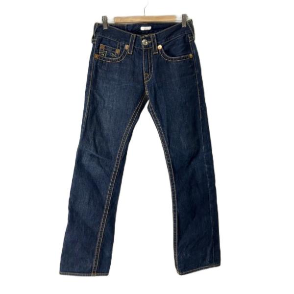 トゥルーレリジョン TRUE RELIGION デニム ジーンズ パンツ 296-1200シリアル入り 29 インディゴブルー メンズ【ブランド】トゥルーレリジョン TRUE RELIGION【表記サイズ】29【実寸サイズ】ウエスト：80c...