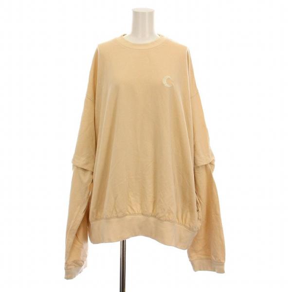 メゾンスペシャル MAISON SPECIAL セレナヘリオス SELENAHELIOS オーバースウェット トレーナー 長袖 F ベージュ【ブランド】メゾンスペシャル MAISON SPECIAL【表記サイズ】FREE【実寸サイズ】肩幅：...