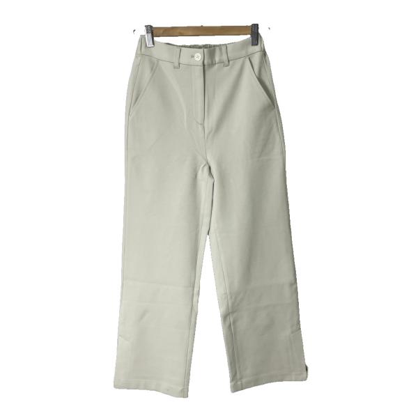 クロノス CRONOS スラックス ストレートパンツ W03-SP-2453MO S ベージュ レディース【表記サイズ】S【実寸サイズ】ウエスト：60cm　もも幅：25cm　裾幅：24cm　股上：31cm　股下：67cm　　【素材】本体　綿...