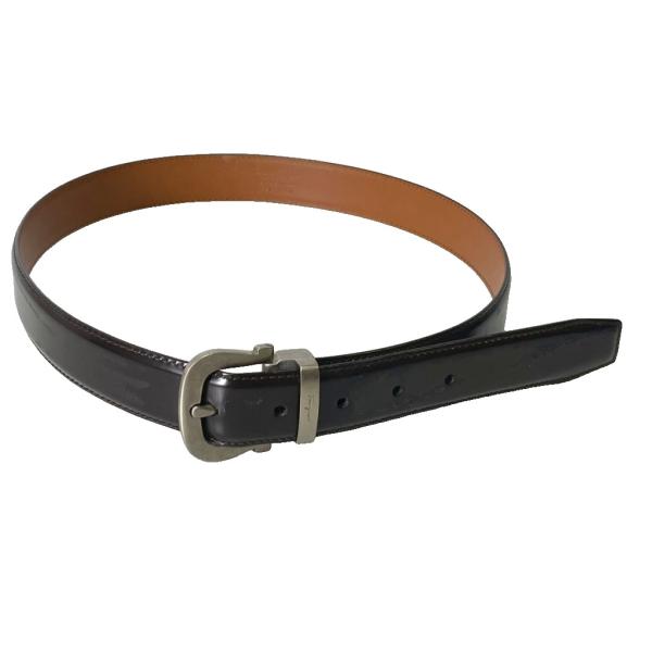 サルヴァトーレフェラガモ Salvatore Ferragamo レザー ベルト はとめ 23 7568 105 ダークブラウン メンズ 【ブランド】サルヴァトーレフェラガモ Salvatore Ferragamo【表記サイズ】105【実寸...