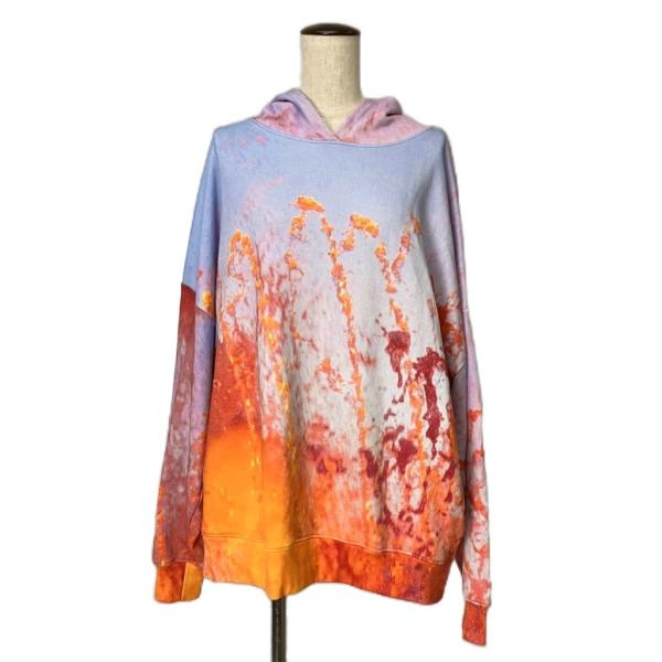 デシグアル Desigual mika ninagawa 蜷川実花 コラボ 長袖 スウェットパーカー M マルチカラー レディース【ブランド】デシグアル Desigual【表記サイズ】M【実寸サイズ】肩幅：74cm　身幅：70cm　着丈：6...