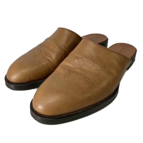 エンダースキーマ Hender Scheme レザーミュール cheak サンダル ブラウン メンズ【ブランド】エンダースキーマ Hender Scheme【表記サイズ】表記なし(実寸値をご確認ください)【実寸サイズ】最大幅：10.8cm　...