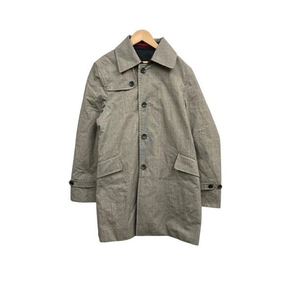 De plus テットオム TETE HOMME リバーシブル  トレンチコート チェック柄 ベルト ベージュ ブラック L  メンズ【ブランド】De plus テットオム TETE HOMME【表記サイズ】L【実寸サイズ】肩幅：42cm　...