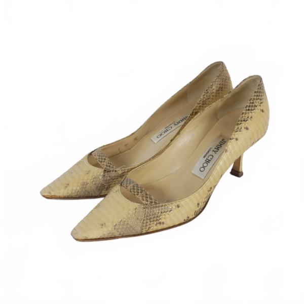 ジミーチュウ JIMMY CHOO WATERSNASKE MATURAL ヒール パイソン パンプス 35 マルチカラー NAOMI/1  レディース【ブランド】ジミーチュウ JIMMY CHOO【表記サイズ】35【実寸サイズ】ヒールの高...