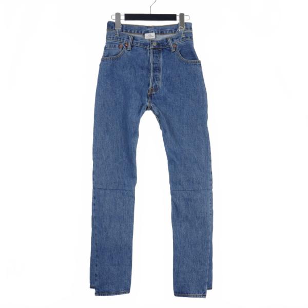 ヴェトモン ベトモン VETEMENTS × リーバイス Levi's 17SS REWORKED LEVIS JEANS 再構築 デニムパンツ スキニージーンズ XS インディゴ【ブランド】ヴェトモン ベトモン VETEMENTS【表記サ...