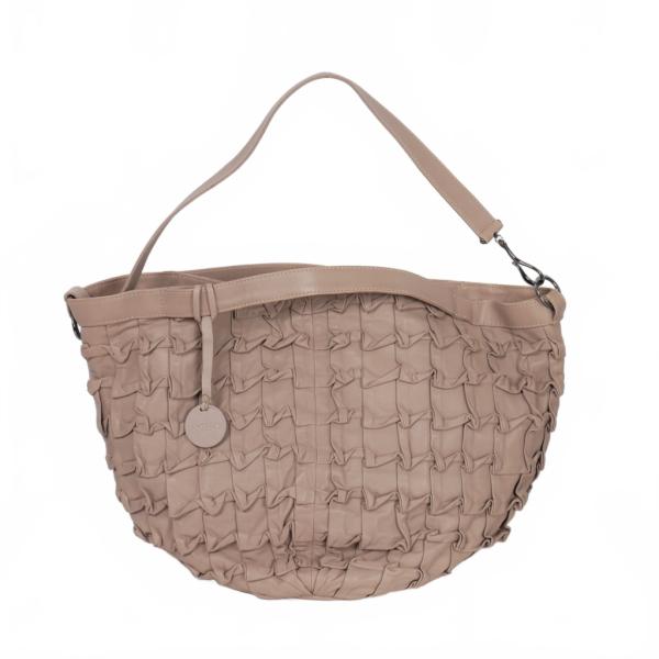 ブレイル BREIL MILANO レザー ワンショルダーバッグ ハンドバッグ グレー レディース【実寸サイズ】ヨコ：21〜50cm　タテ：28cm　マチ：24cm　ショルダーの長さ：60cm　　【素材】レザー【色】グレー　※照明や撮影環境...