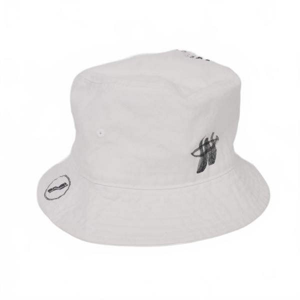 ウェルダン WE11DONE ロゴ プリント バケットハット 帽子 白 ホワイト レディース【ブランド】ウェルダン WE11DONE【表記サイズ】ONE SIZE【実寸サイズ】つば：5.5cm　頭周り：60cm　　【素材】コットン100％【...