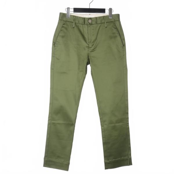 アッパーハイツ upper hights ARMY クロップドパンツ チノパン 26 緑 カーキ 45SA245 レディース【ブランド】アッパーハイツ upper hights【表記サイズ】26【実寸サイズ】ウエスト：78cm　もも幅：28...