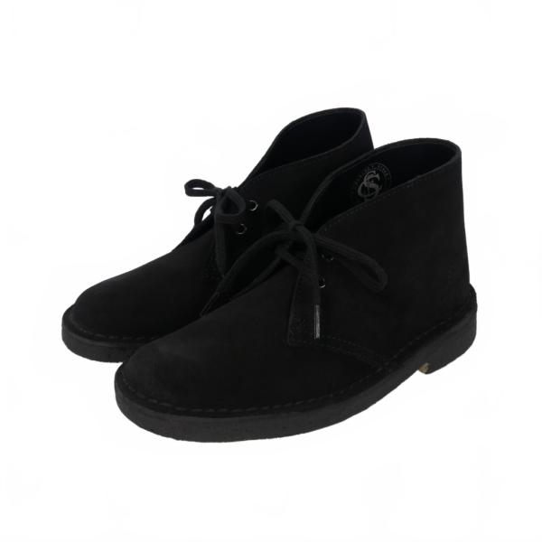 未使用品 クラークス clarks Desert Boot デザートブーツ スエードレザー UK3 22cm 黒 ブラック メンズ【ブランド】クラークス clarks【表記サイズ】UK3 22cm【実寸サイズ】最大幅：9.5cm　アウトソー...