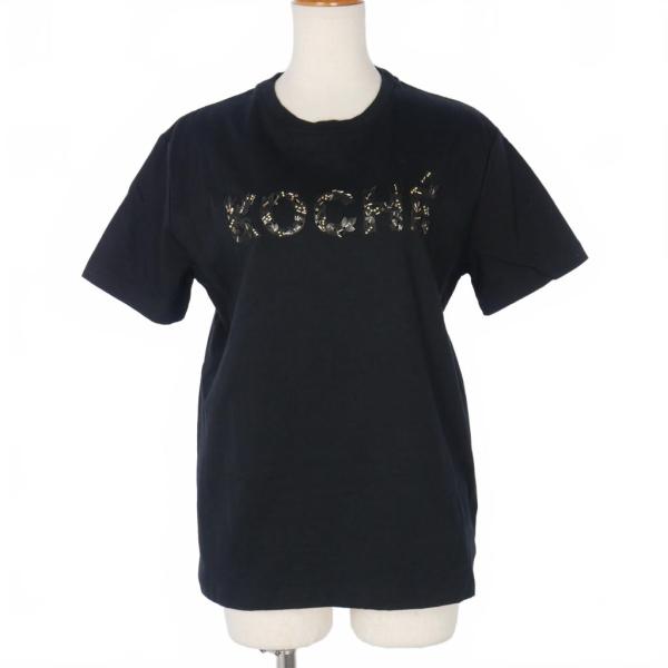 KOCHE カットソー Tシャツ 半袖 ビーズ刺繍 Sサイズ ブラック 黒  SK1GC0030 S24251 レディース【表記サイズ】S【実寸サイズ】肩幅：43cm　身幅：48.5cm　着丈：61cm　袖丈：19cm　　【素材】コットン1...
